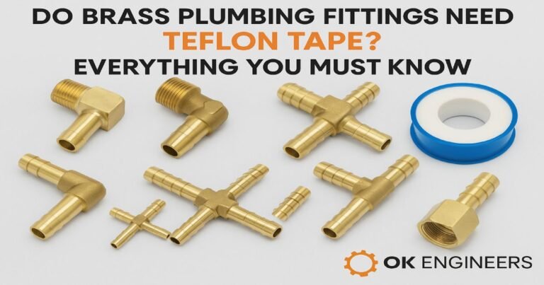 Do Brass Plumbing Fittings Need Teflon Tape? Guide by OK Engineers